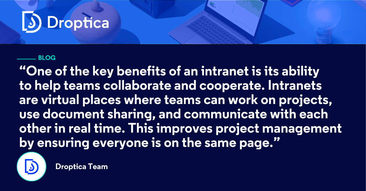 12 benefits of an intranet to improve your business | Droptica 12 benefits of an intranet to improve your business | Droptica